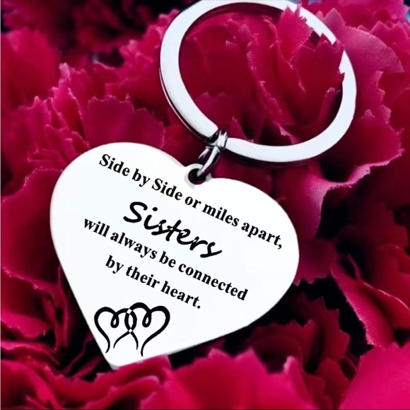 Accessories | Sisters Heart Keychain | Poshmark